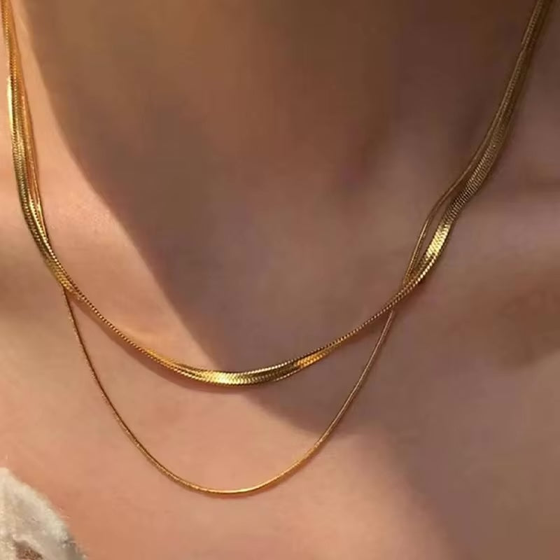 Snake Duo Necklace – Terra Soleil