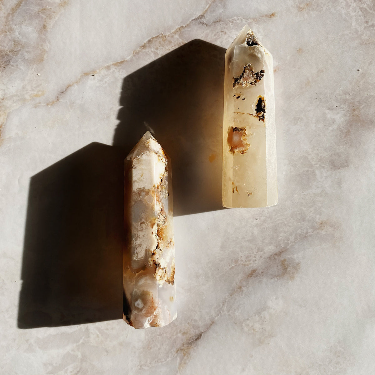 Cherry Blossom Agate Point – Terra Soleil