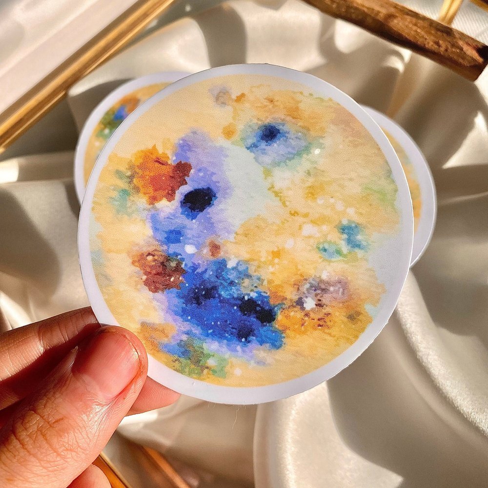 Himalia Moon Vinyl Sticker – Terra Soleil