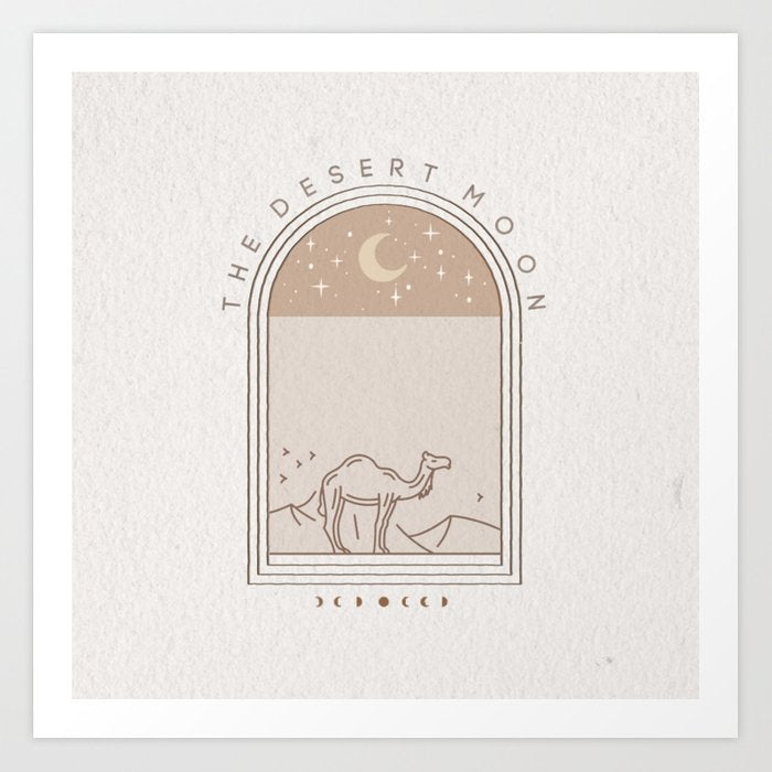 The Desert Moon Art Print – Terra Soleil